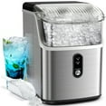 Auseo Nugget Ice Maker Countertop, Portable Ice Maker Machine with Self ...