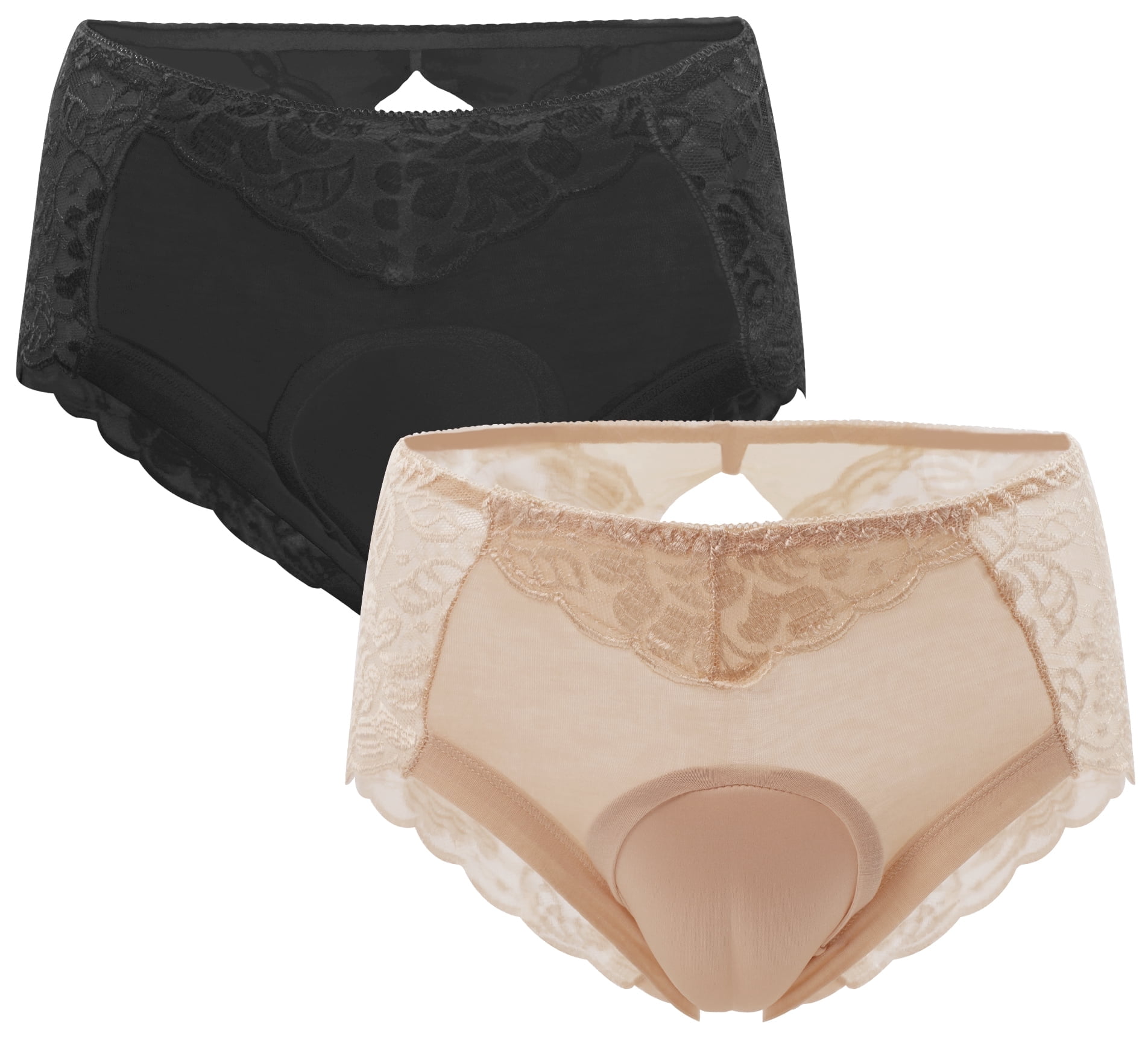 Ausing Sexy Ultrathin Lace Boxer Brief Underwear Thong Pouch Breathable ...