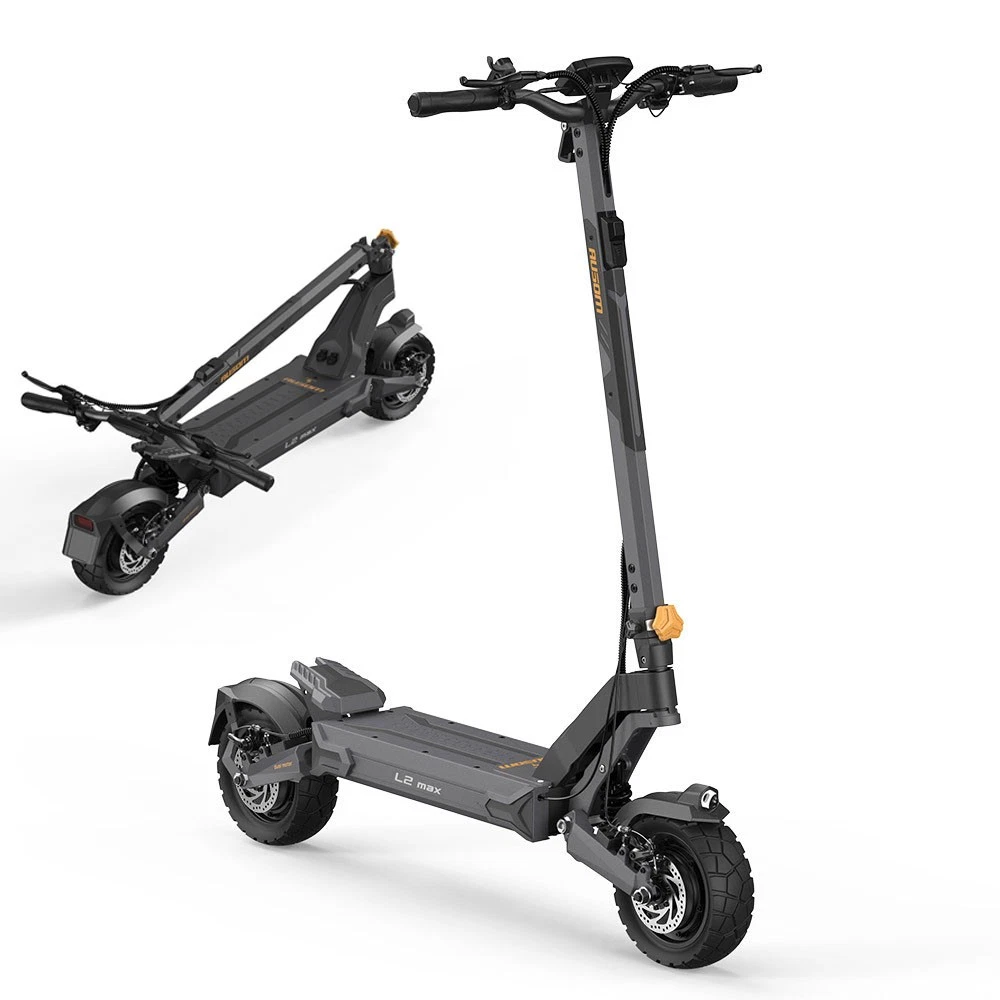 Ausom L2 Max Dual Motor Electric Scooter for Adults, 38 MPH Fast Off ...