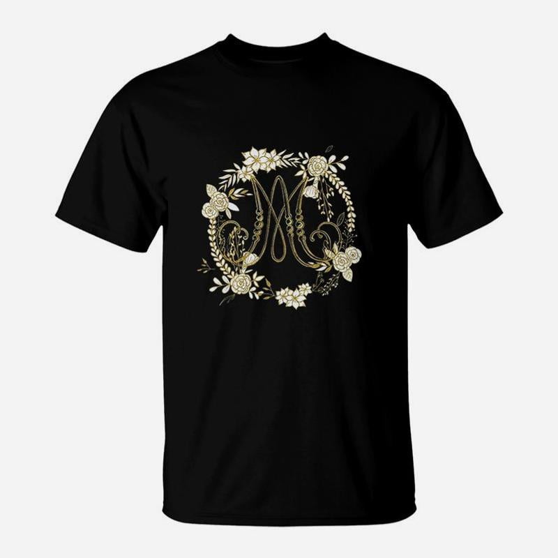 Auspice Maria Blessed Mother Mary Marian Consecration Gifts TShirt ...