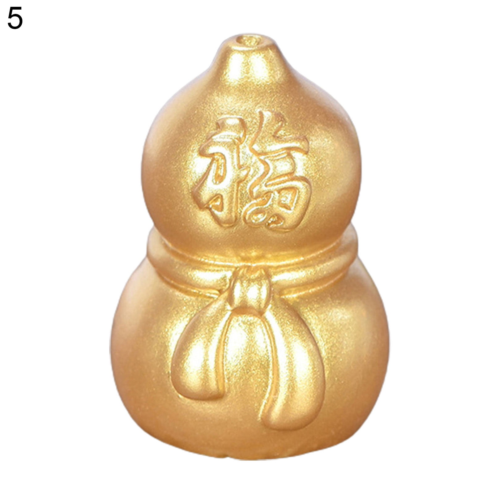 Auspicious Imitation Gold Ingot Ornament Plastic Mascot Display Crafts ...