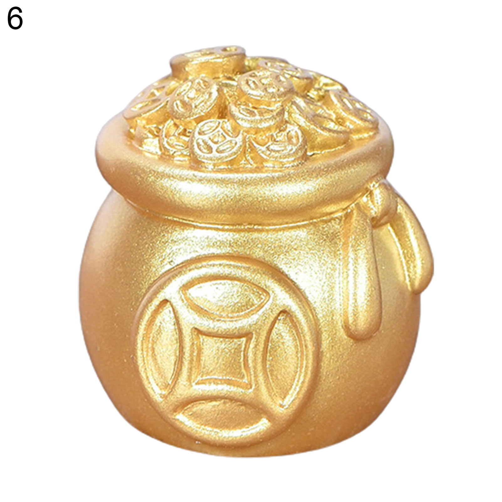 Auspicious Imitation Gold Ingot Ornament Plastic Mascot Display Crafts ...