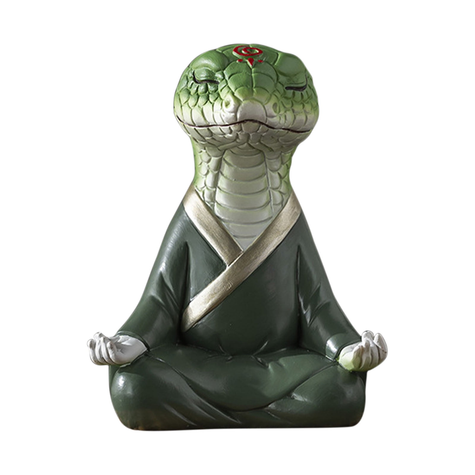 Auspicious Snake Decoration, Resin Snake Ornament, Unique Ancient Style ...