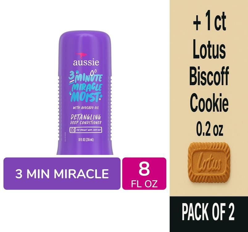 Aussie 3 Minute Miracle Moist Detangling Deep Conditioner with Avocado ...