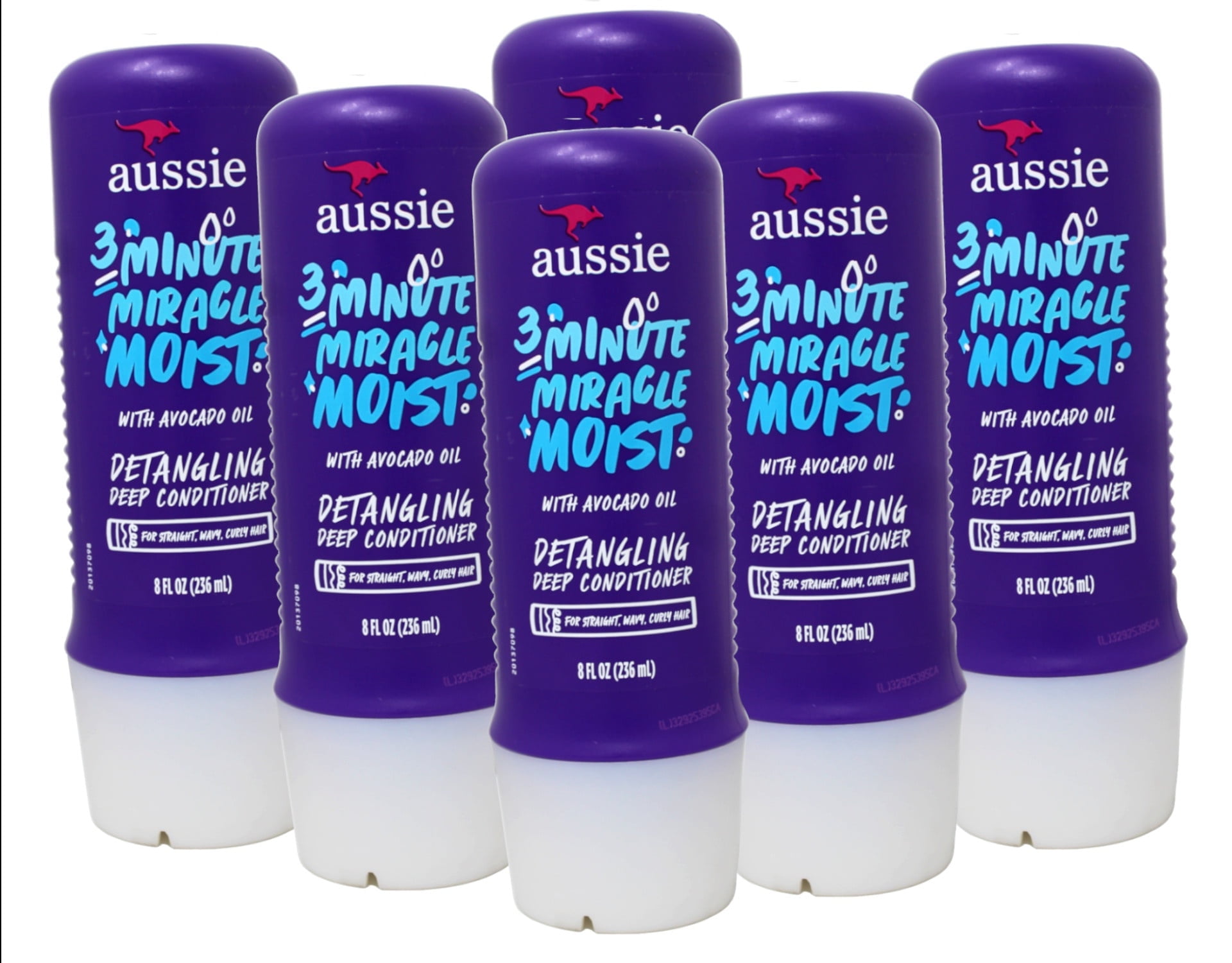 Aussie 3 Minute Miracle Reconstructor, Deep Conditioning - 8 oz, 6 Pack ...