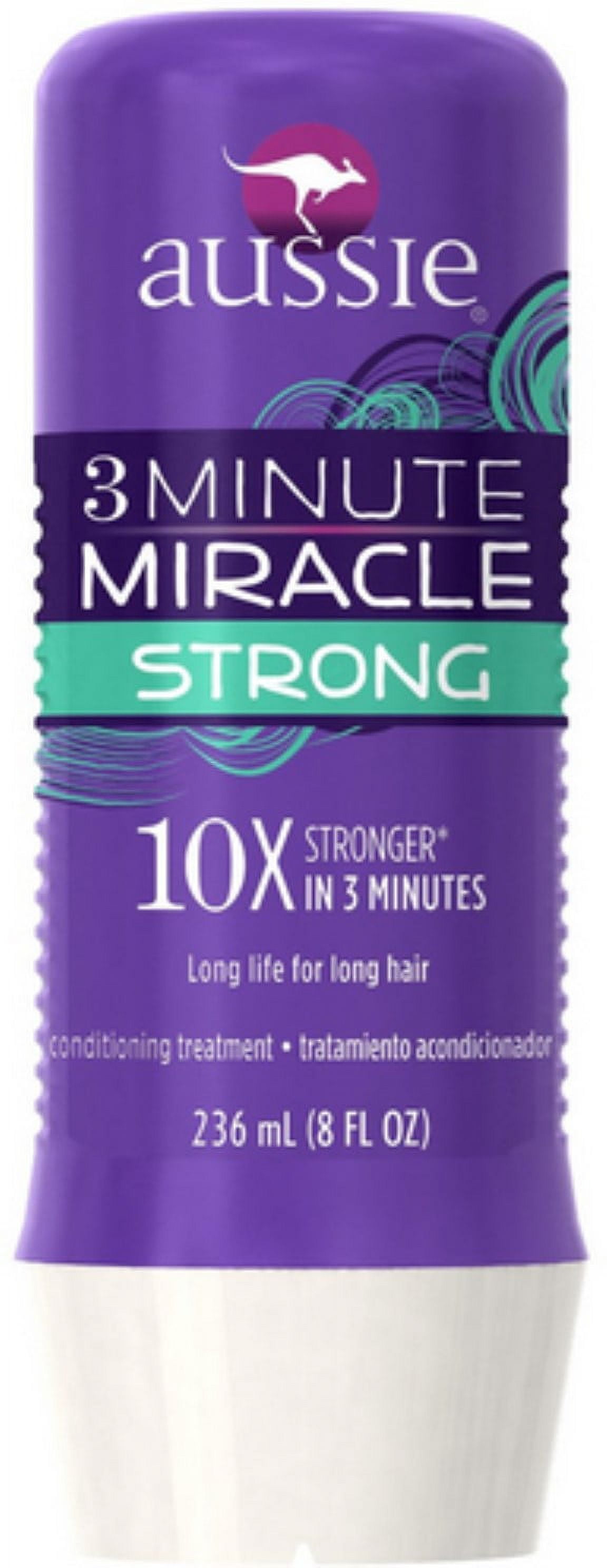 Aussie 3 Minute Miracle Strong Conditioning Treatment 8 oz - (Pack of 4 ...