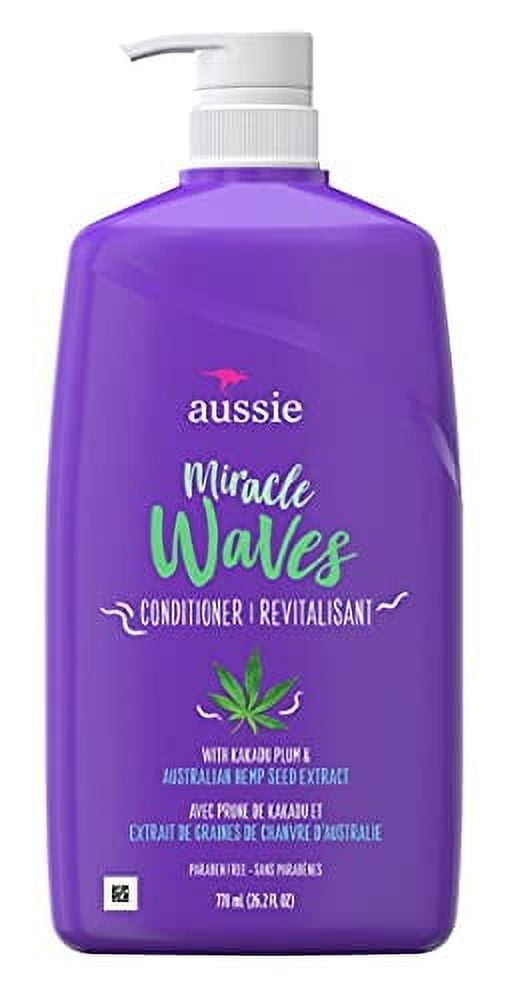 Aussie Conditioner Miracle Waves, 26.2 Oz, 2 Pack - Walmart.com