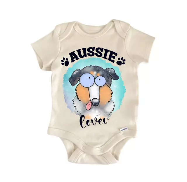 Aussie Dog Baby Boy Girl Clothes Bodysuit Cute Newborn Cute Baby Onesie ...