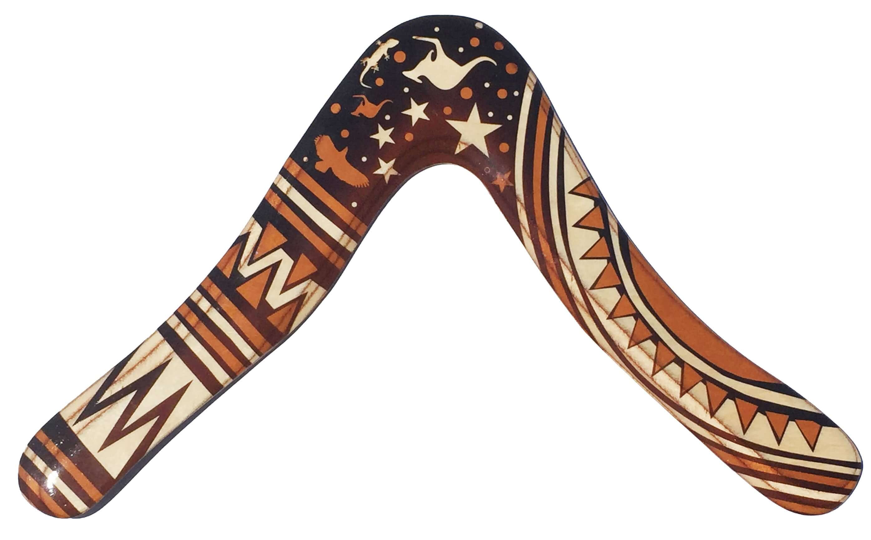 Colorado Boomerangs, Aussie Fever Decorated Boomerang, Handcrafted ...