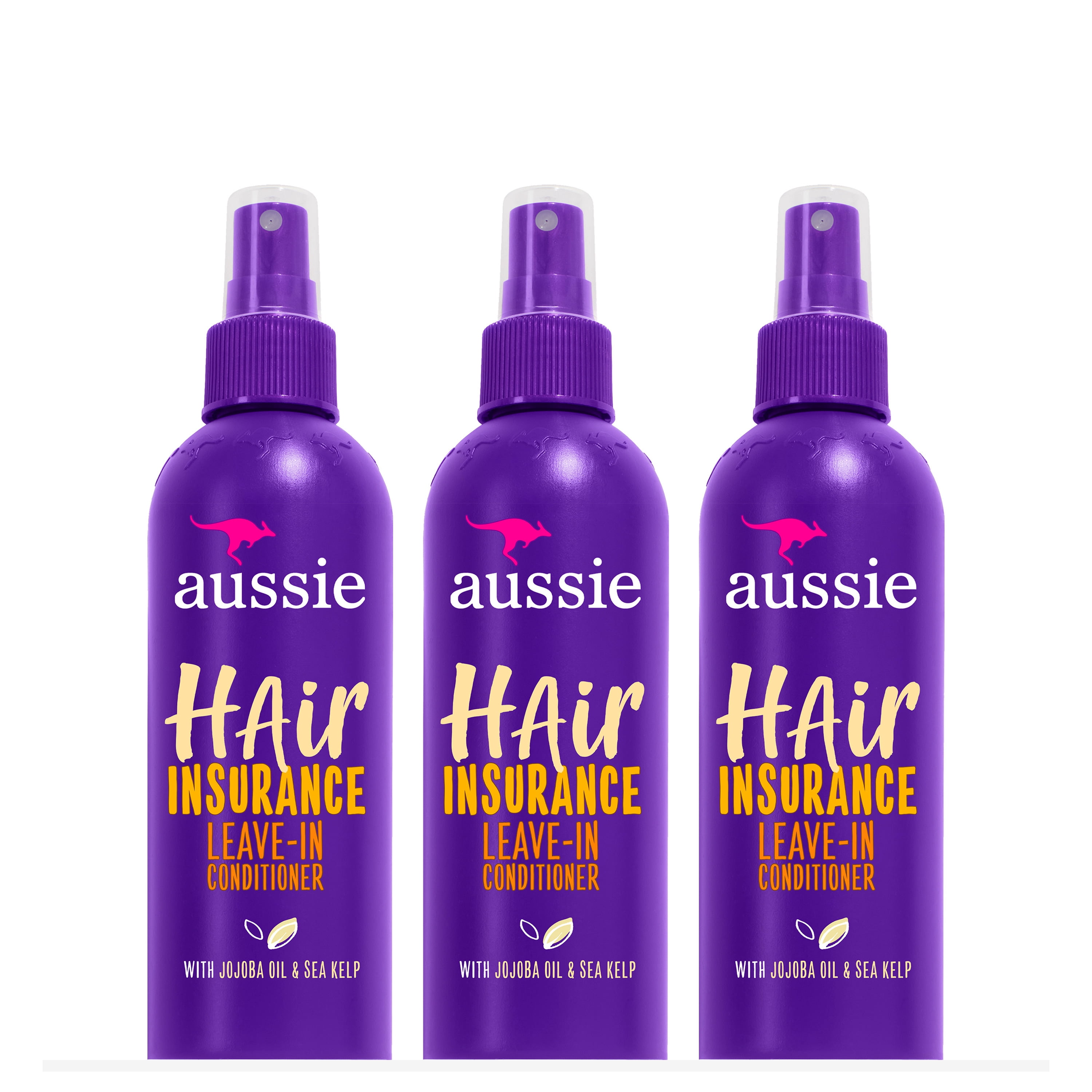 Aussie Hair Insurance Leave-In Conditioner w/ Jojoba & Sea Kelp, 8.0 fl ...