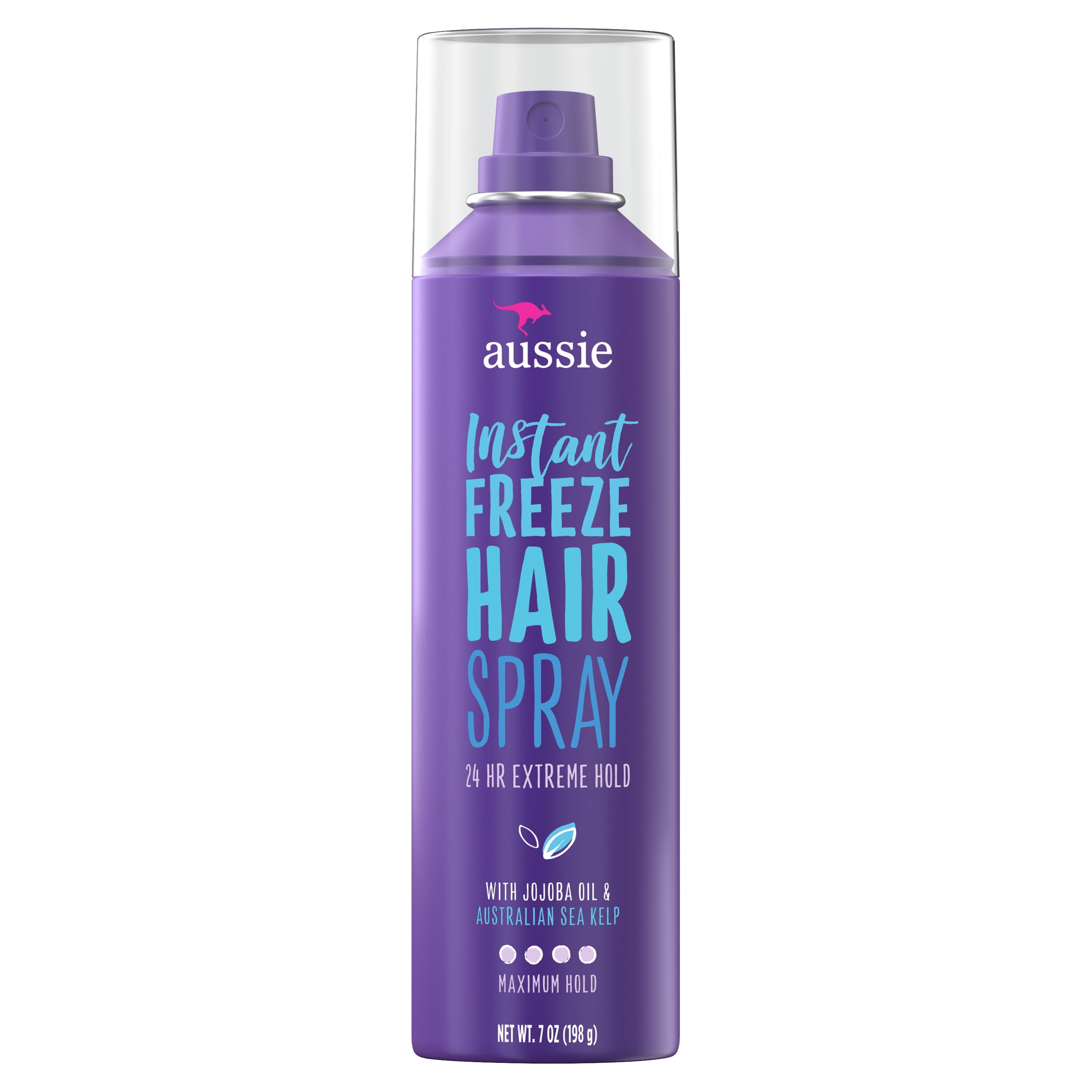 Aussie Instant Freeze Hairspray, 24 Hour Extreme Hold, Stay Non-Stiff ...