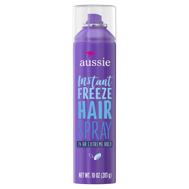 Aussie Instant Freeze Hairspray with Jojoba Oil & Sea Kelp, 10.0 oz ...