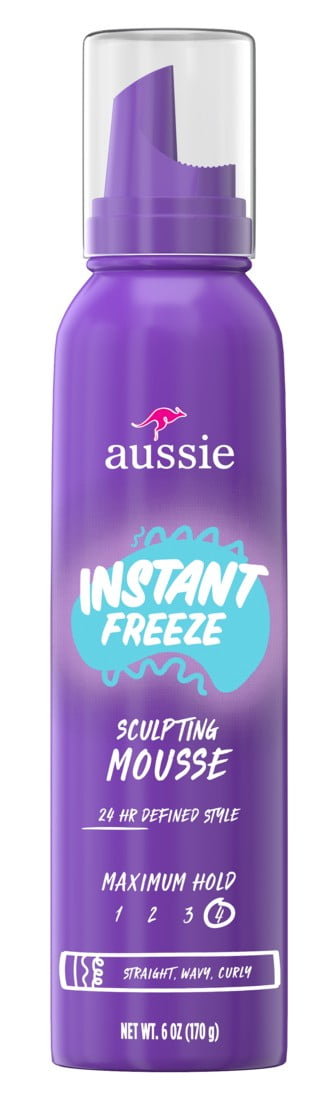 Aussie Instant Freeze Mousse Sculpting Maximum Hold 6oz (Pack of 3 ...