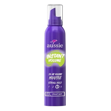 Aussie Instant Freeze Mousse, 24 Hour Maximum Hold with Jojoba Oil ...