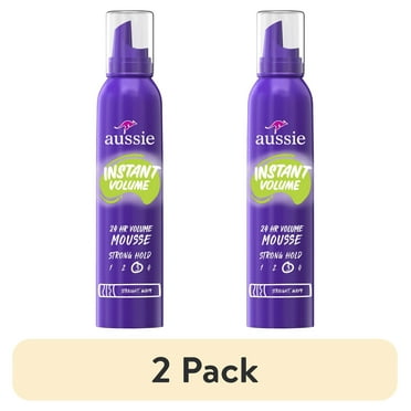 Aussie Instant Freeze Mousse, 24 Hour Maximum Hold, 6 oz - Walmart.com