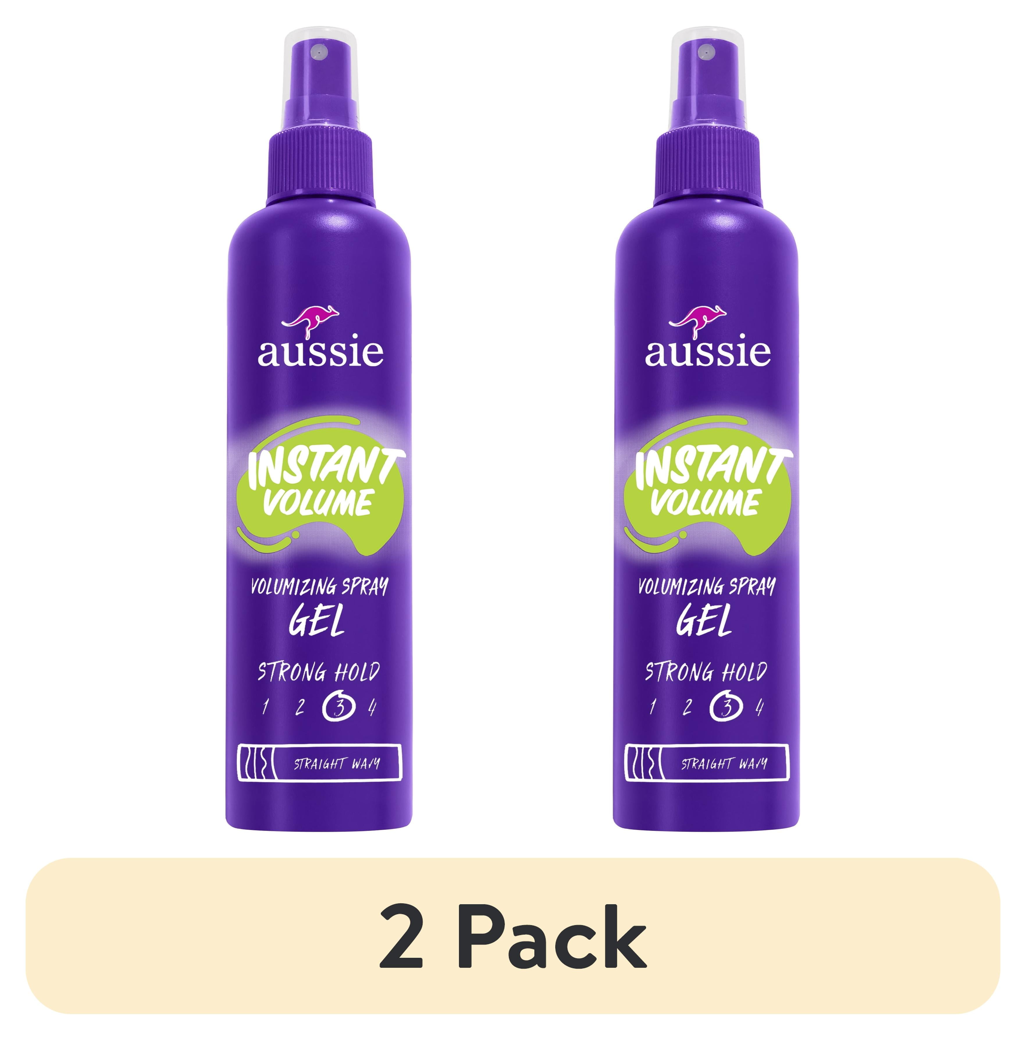 (2 pack) Aussie Instant Volume Volumizing Spray Gel for Wavy Hair, and ...