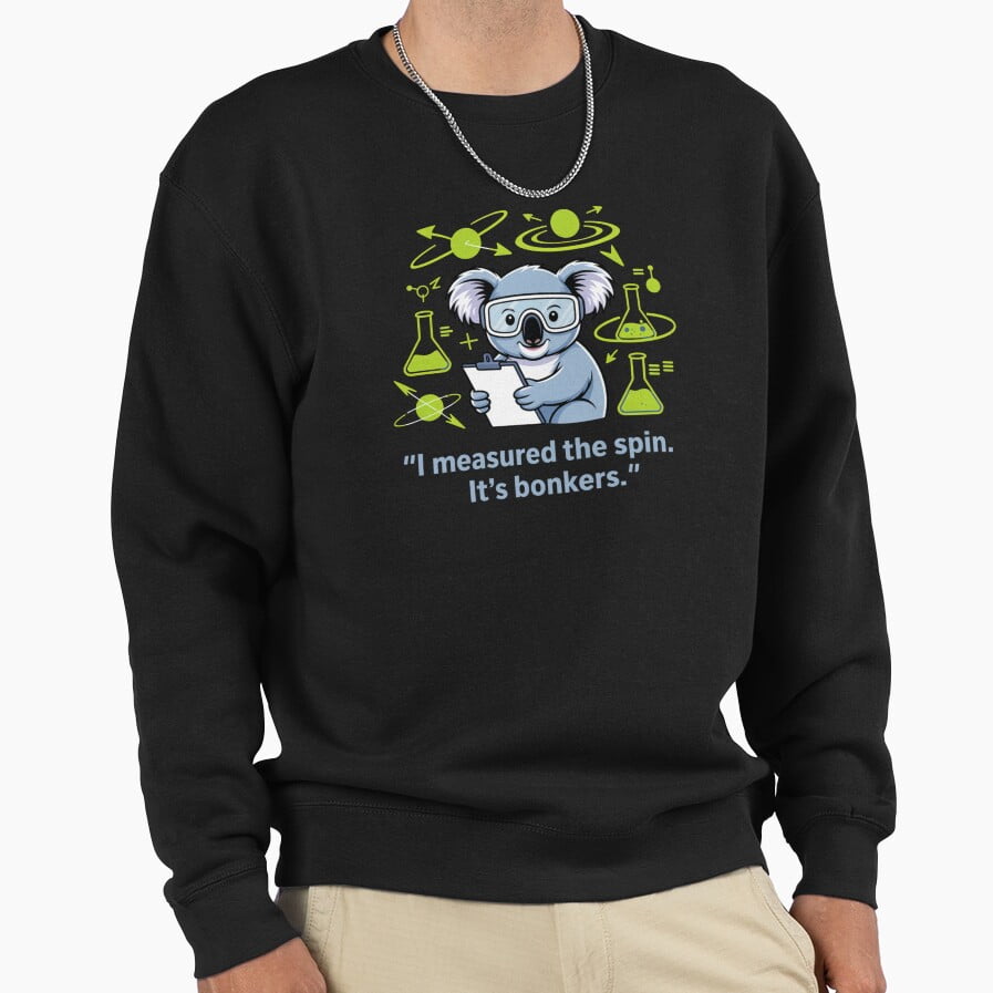 Aussie Koala Tennis Science Humor Spin Retro Aesthetic Graphic Vintage ...