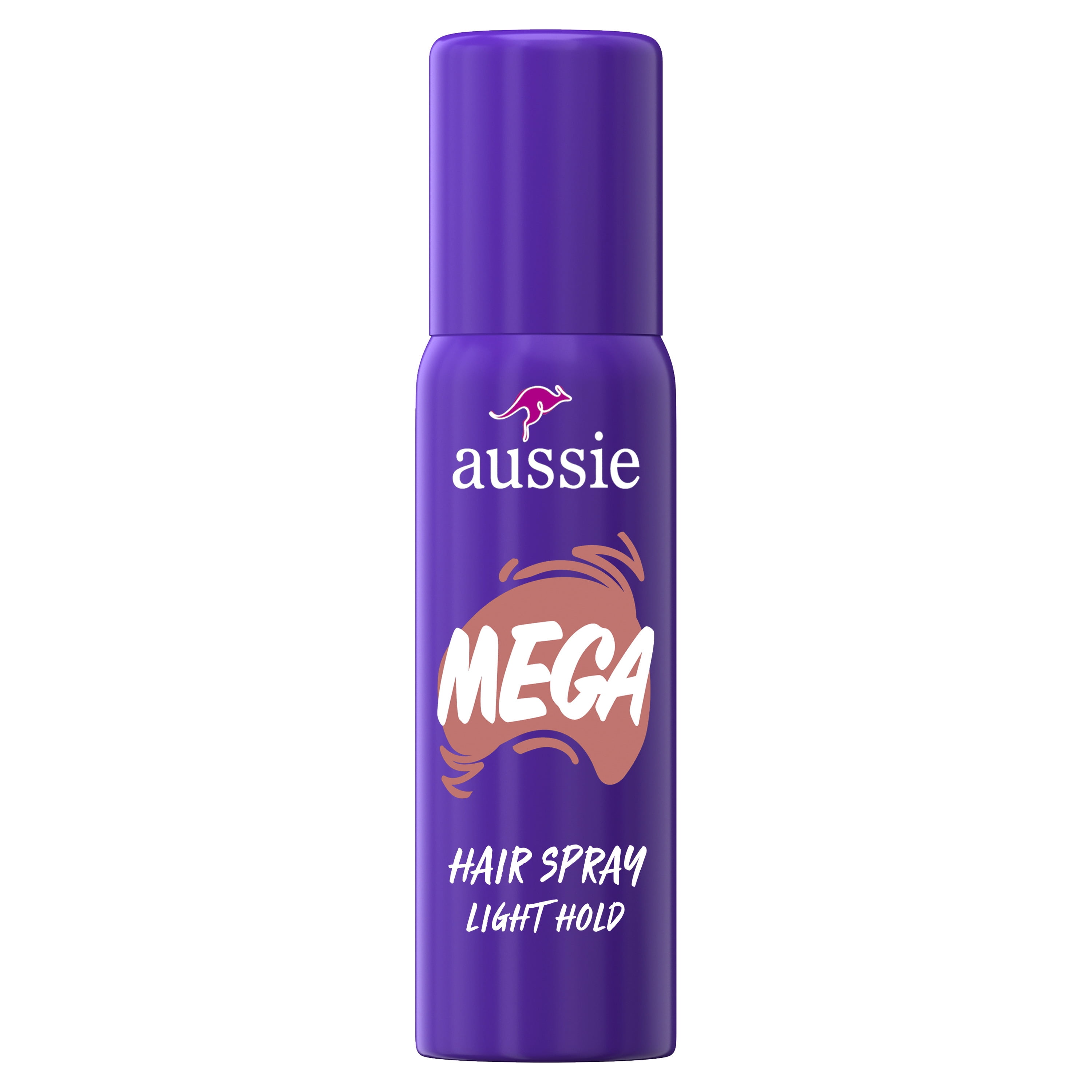 Aussie Mega Flexible Trial Hair Spray for Curly, Straight, and Wavy ...