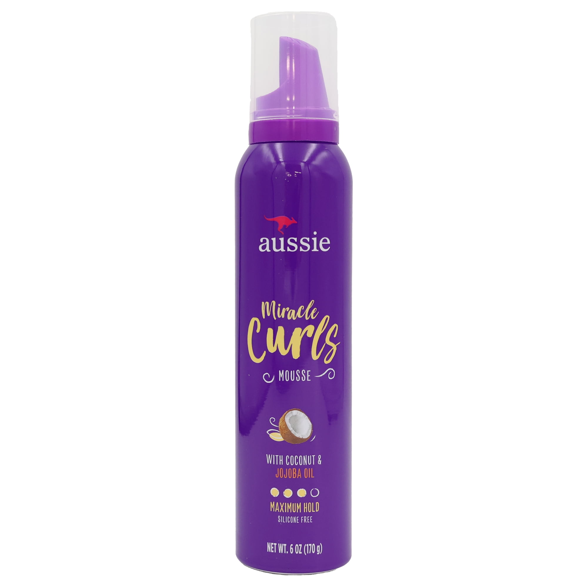 Aussie Miracle Curls Styling Hair Mousse, 6 Oz., Pack of 1 - Walmart.com