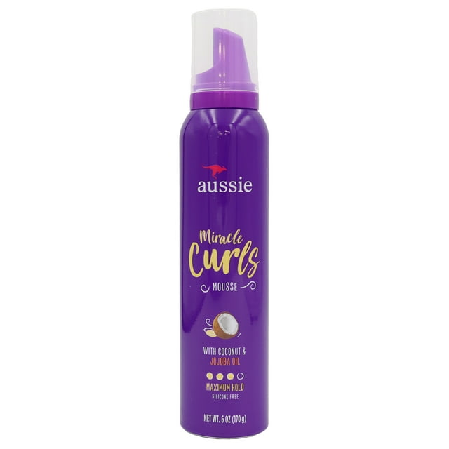 Aussie Miracle Curls Styling Hair Mousse, 6 Oz., Pack of 1 - Walmart.com