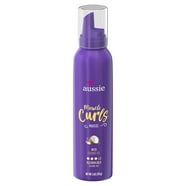 Aussie Instant Freeze Sculpting Mousse, Mousse for Curly Hair, Straight ...