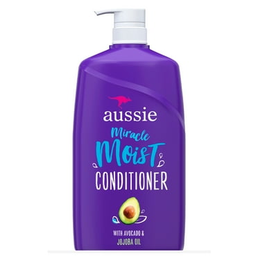 Aussie Miracle Moist Conditioner for Dry Hair, Paraben Free, 12.1 oz ...