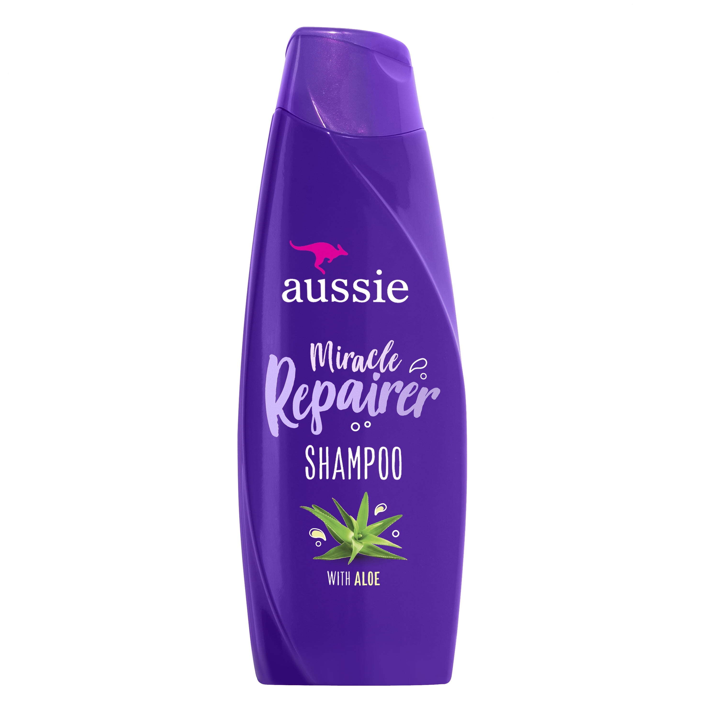 Aussie Miracle Repairer Aloe Shampoo for Healthy, Beautiful Hair, Safe ...