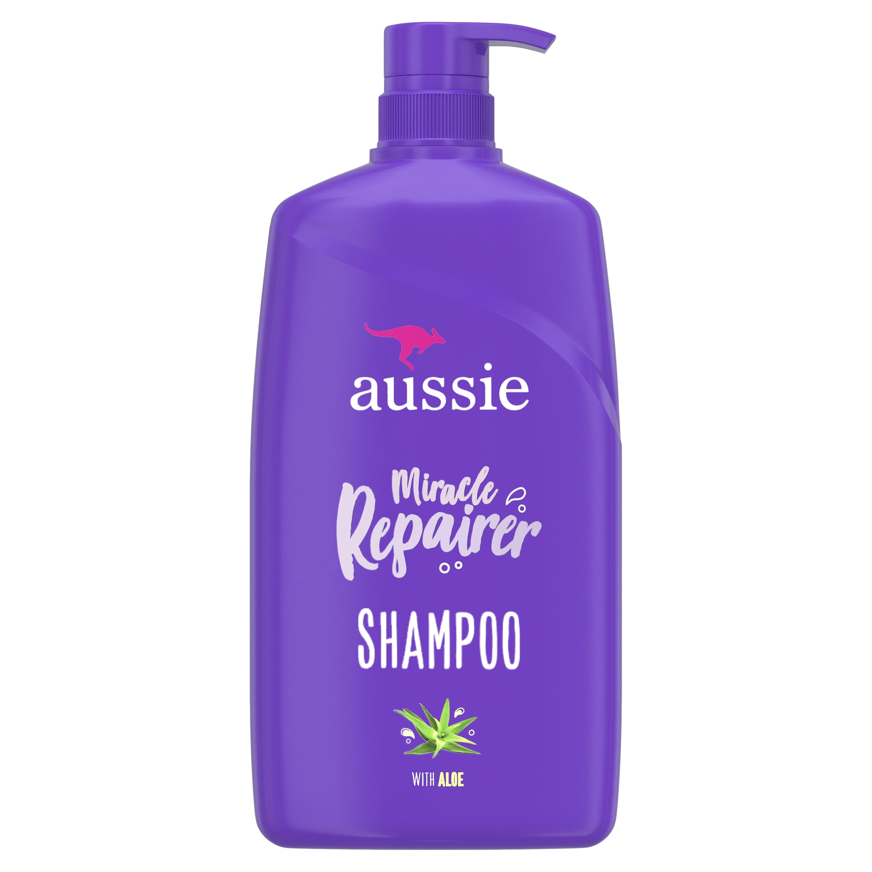 Aussie Miracle Repairer Shampoo with Aloe for All Hair Types, 26.2 fl ...