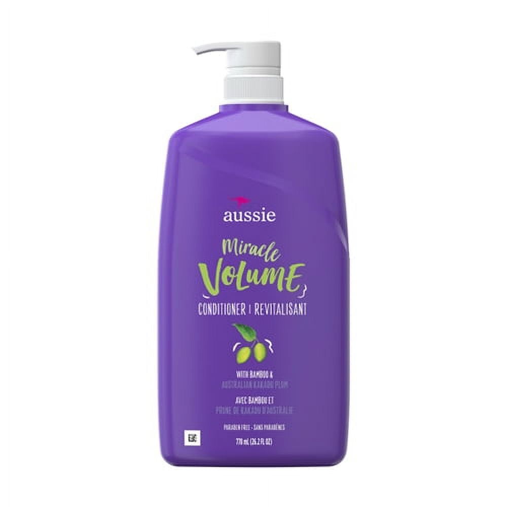 Aussie Miracle Volume Revitalisant Hair Conditioner with Pump, 26.2 Oz ...