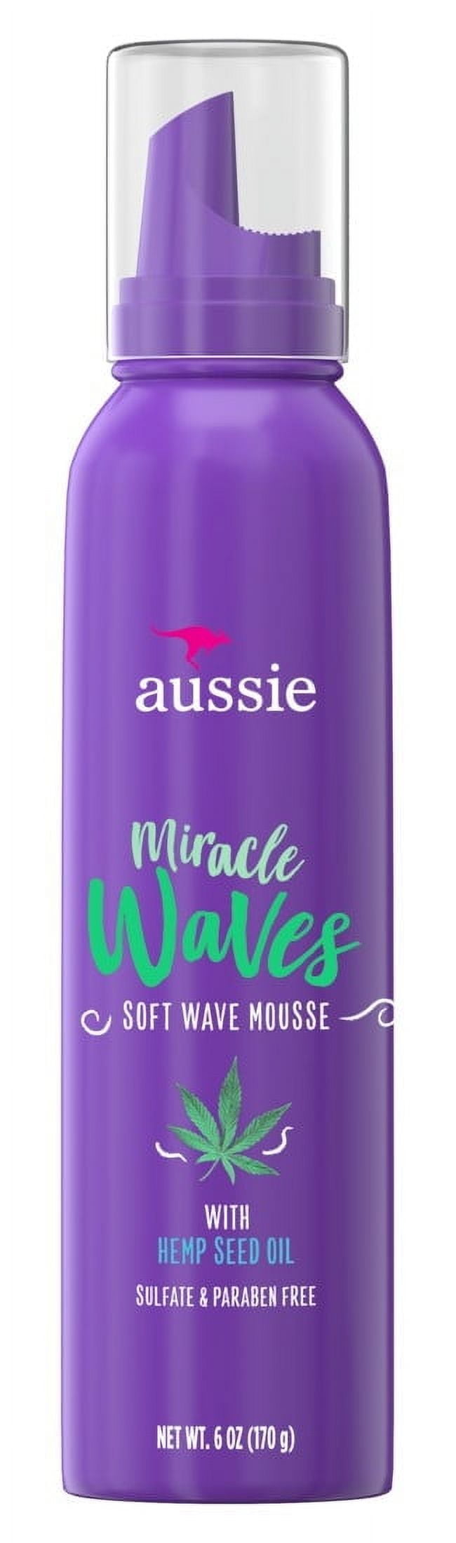 Aussie Miracle Waves Soft Wave Mousse 6oz (Pack of 3) - Walmart.com