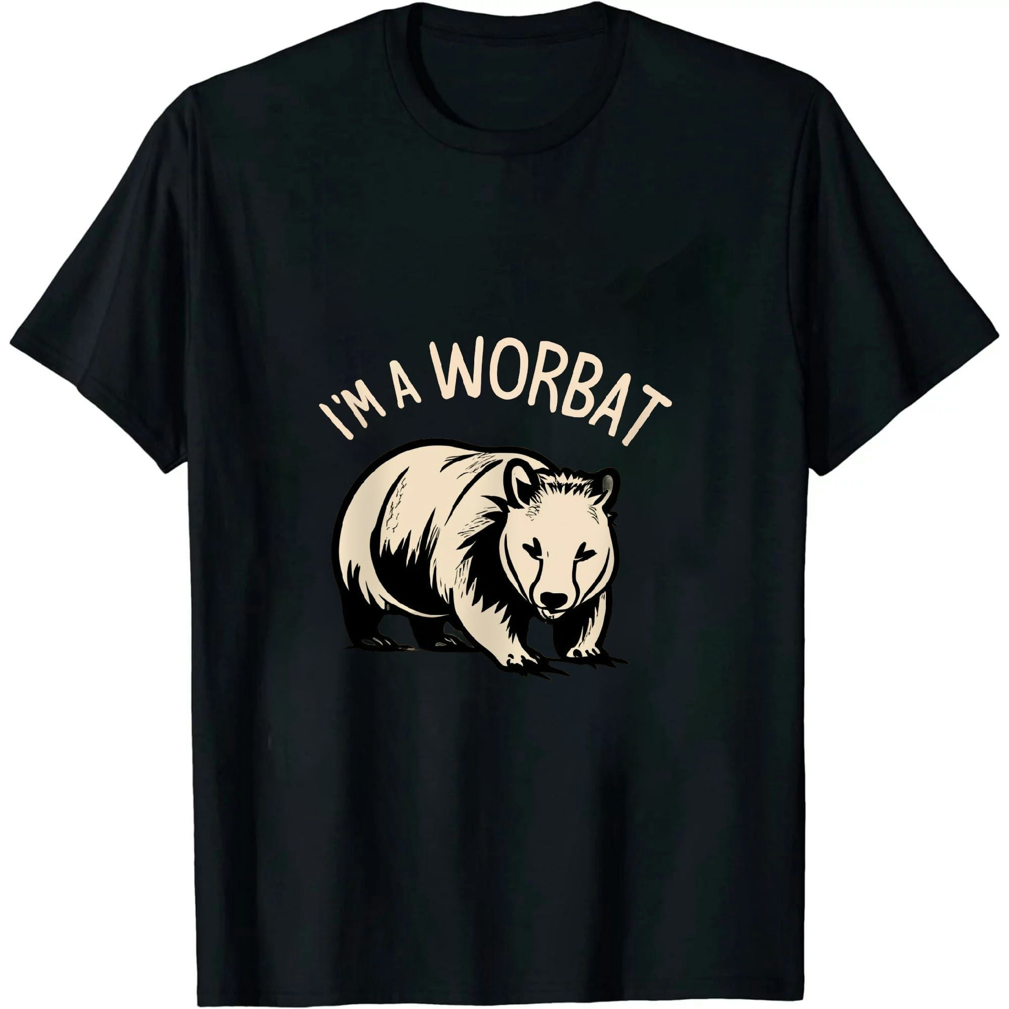 Aussie Outback Animal Wombat Lover Australia Wildlife Wombat T-Shirt ...