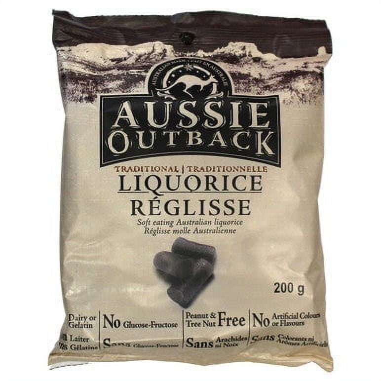 Aussie Outback Traditional soft eating Australian liquorice, 200g/7.1 ...