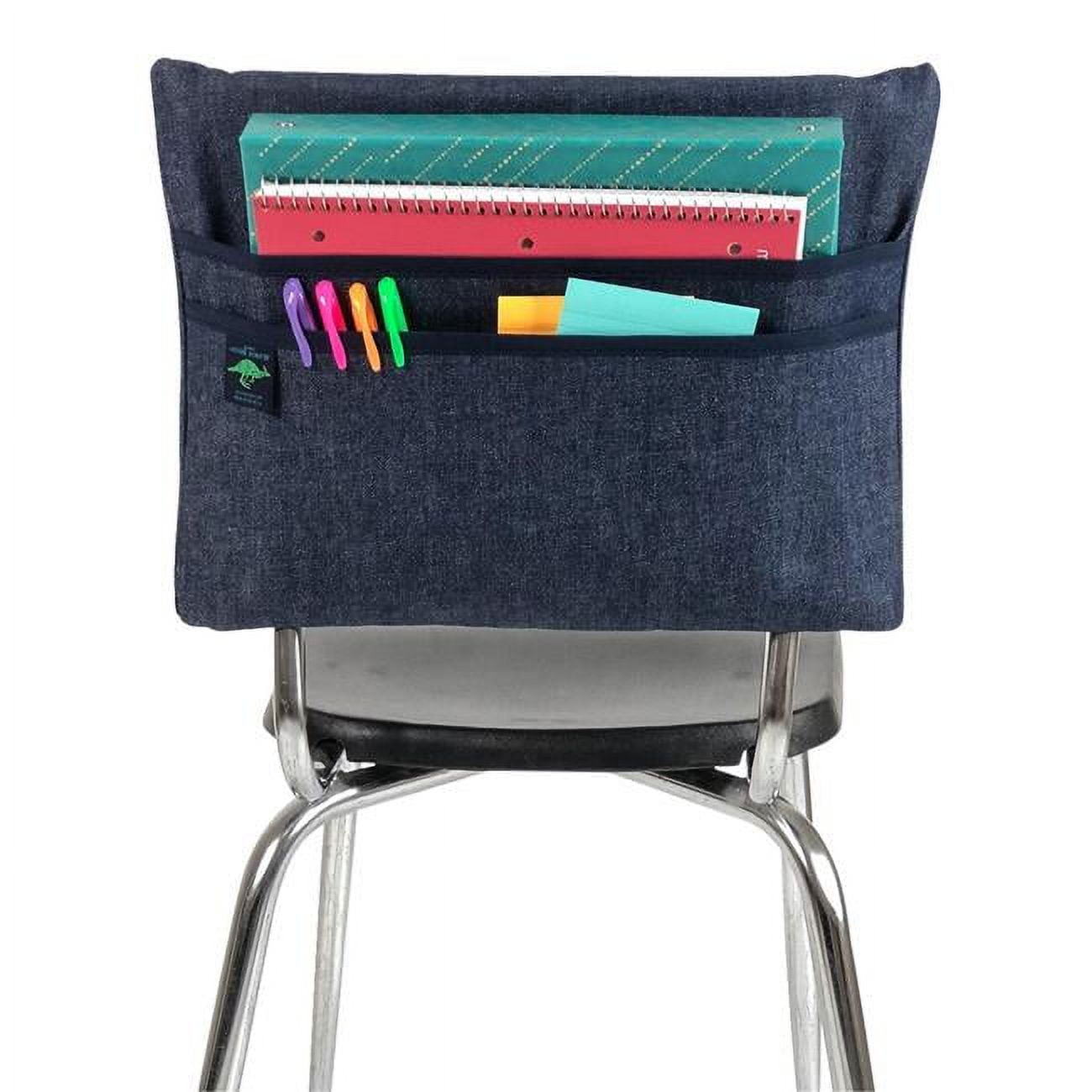 Aussie Pouch Chair Pocket, Double Pockets, 15 Inches, Medium, Navy Trim ...