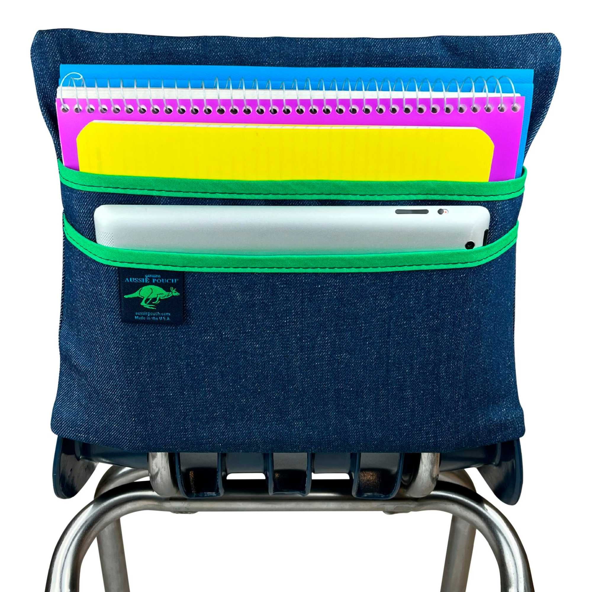 Aussie Pouch Chair Pocket with Double Pocket Design, Large, 17 Inches ...