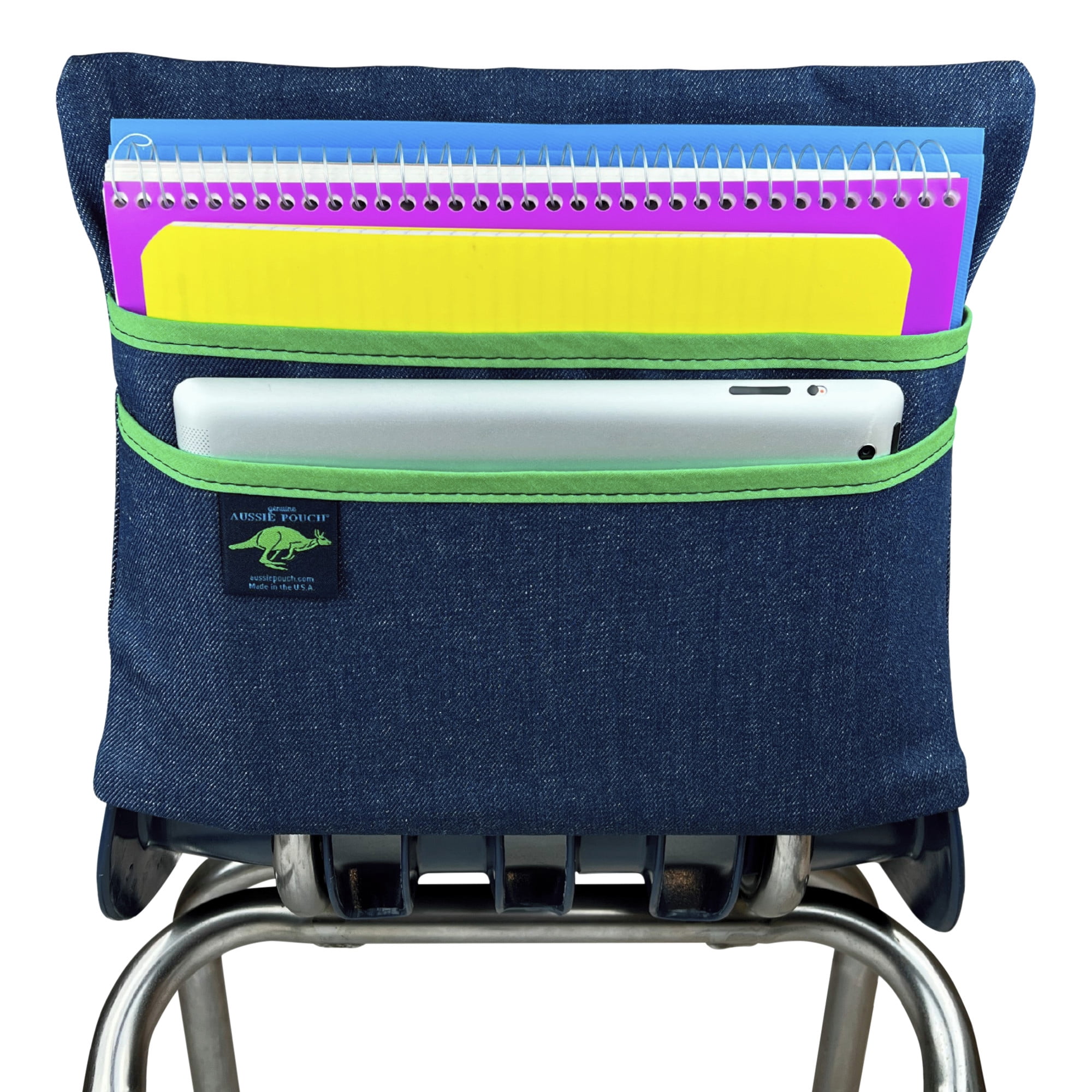 Aussie Pouch Chair Pocket with Double Pocket Design, Large, 17 Inches ...