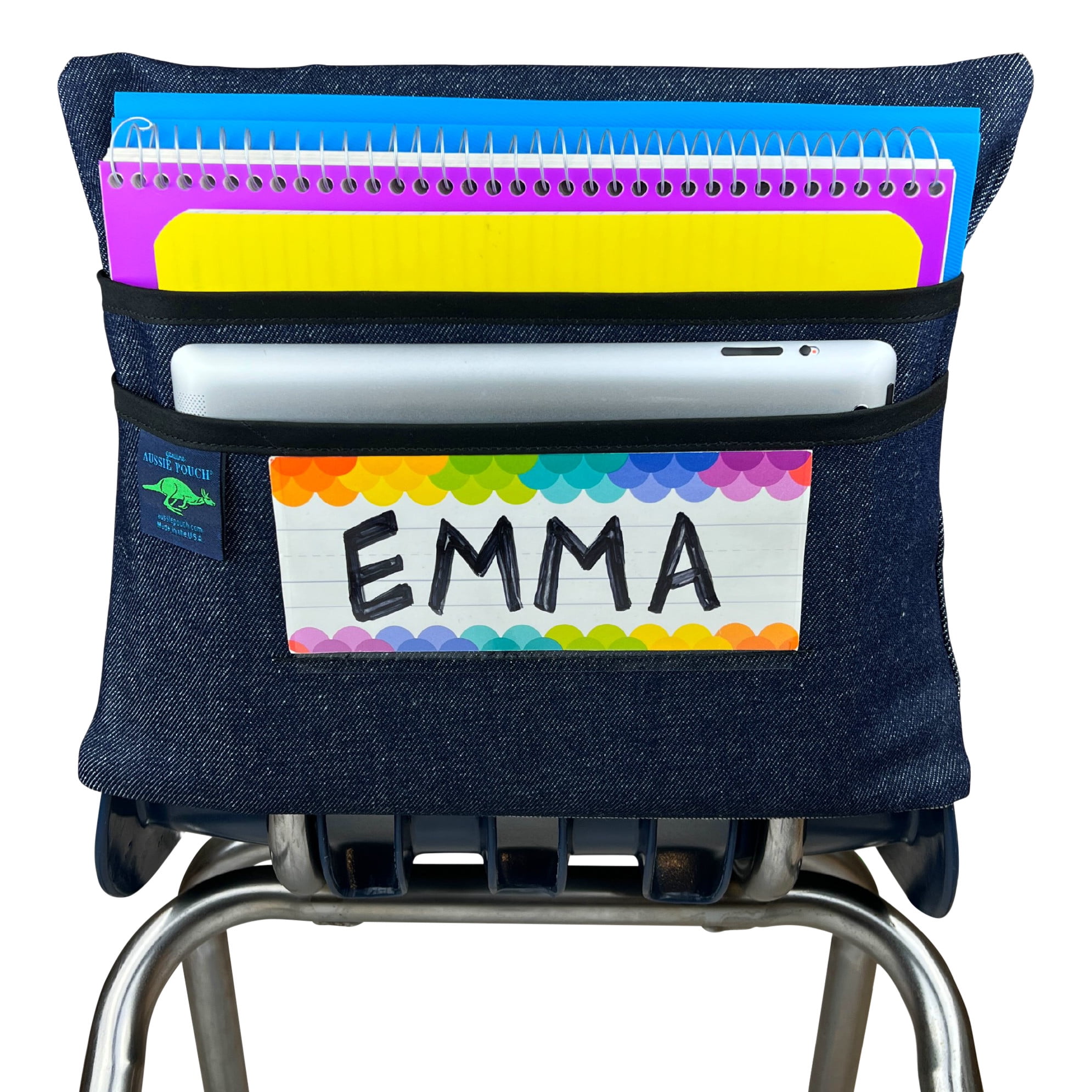 Aussie Pouch Classic Chair Pocket, Double Pockets, Medium, 15 Inches ...