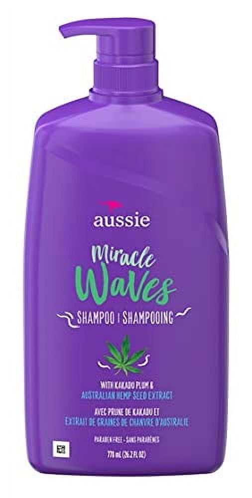 Aussie Shampoo Miracle Waves, 26.2 Oz, 2 Pack - Walmart.com