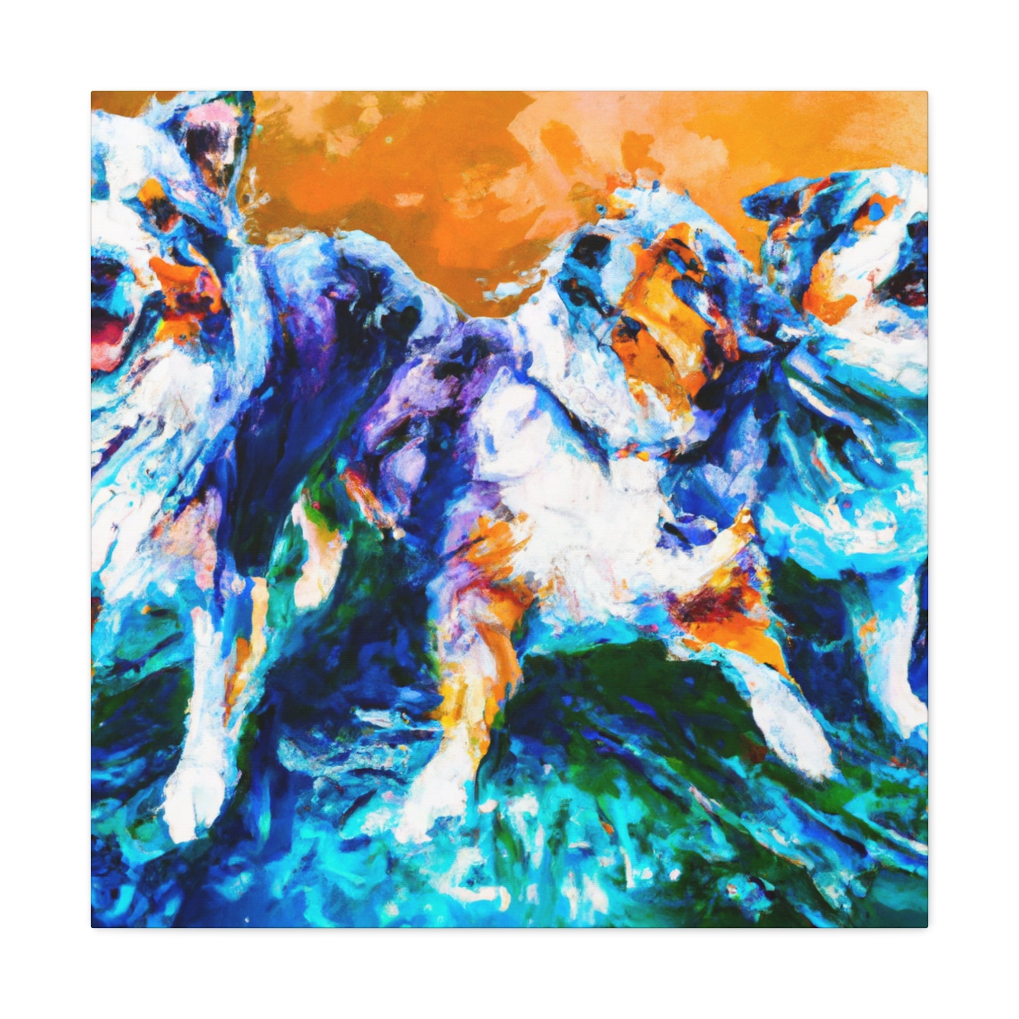 "Aussie Shepherd Dreamscape" - Canvas - Walmart.com