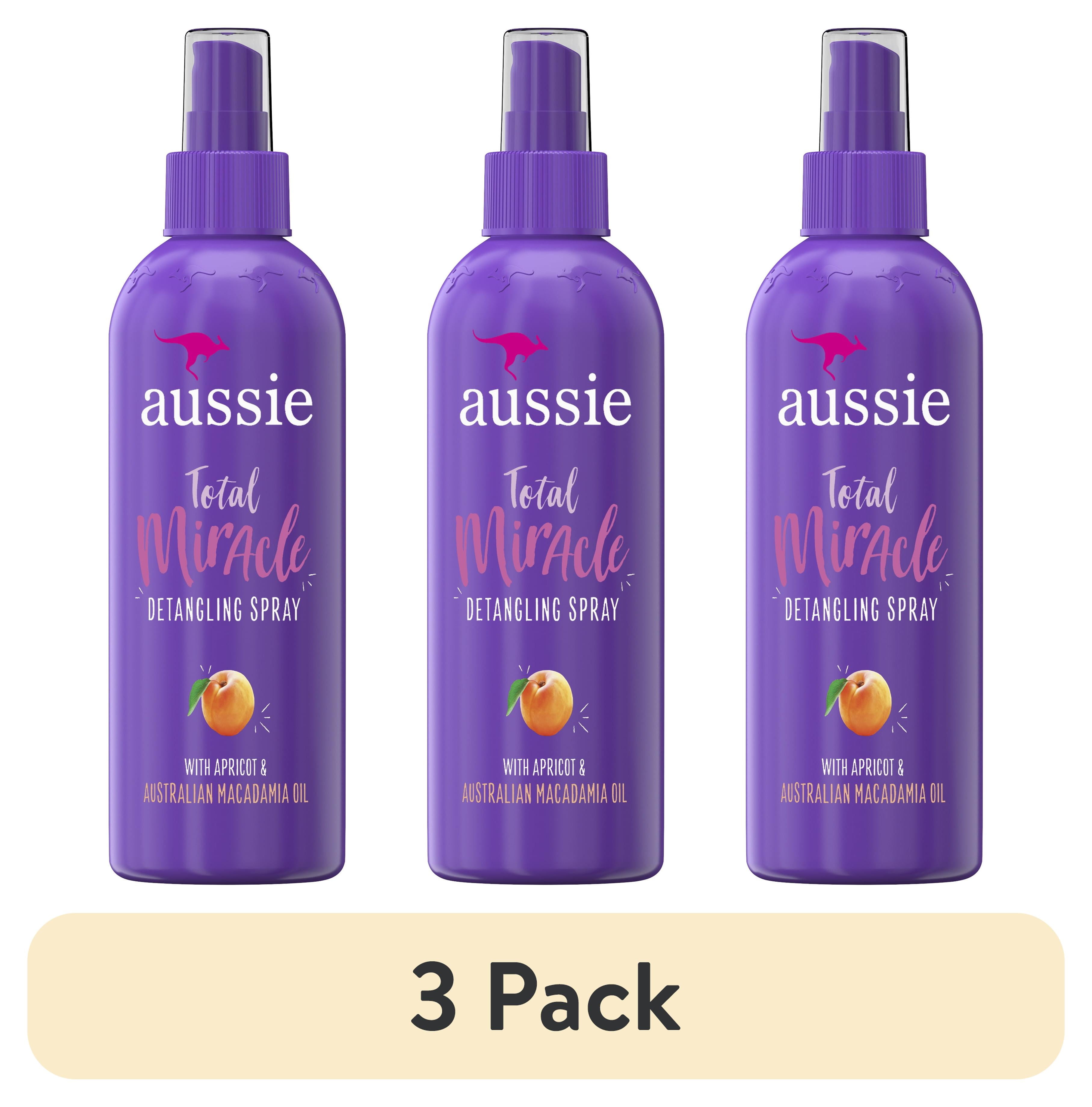 (3 pack) Aussie Total Miracle Kids Detangling Spray, for All Hair Types ...