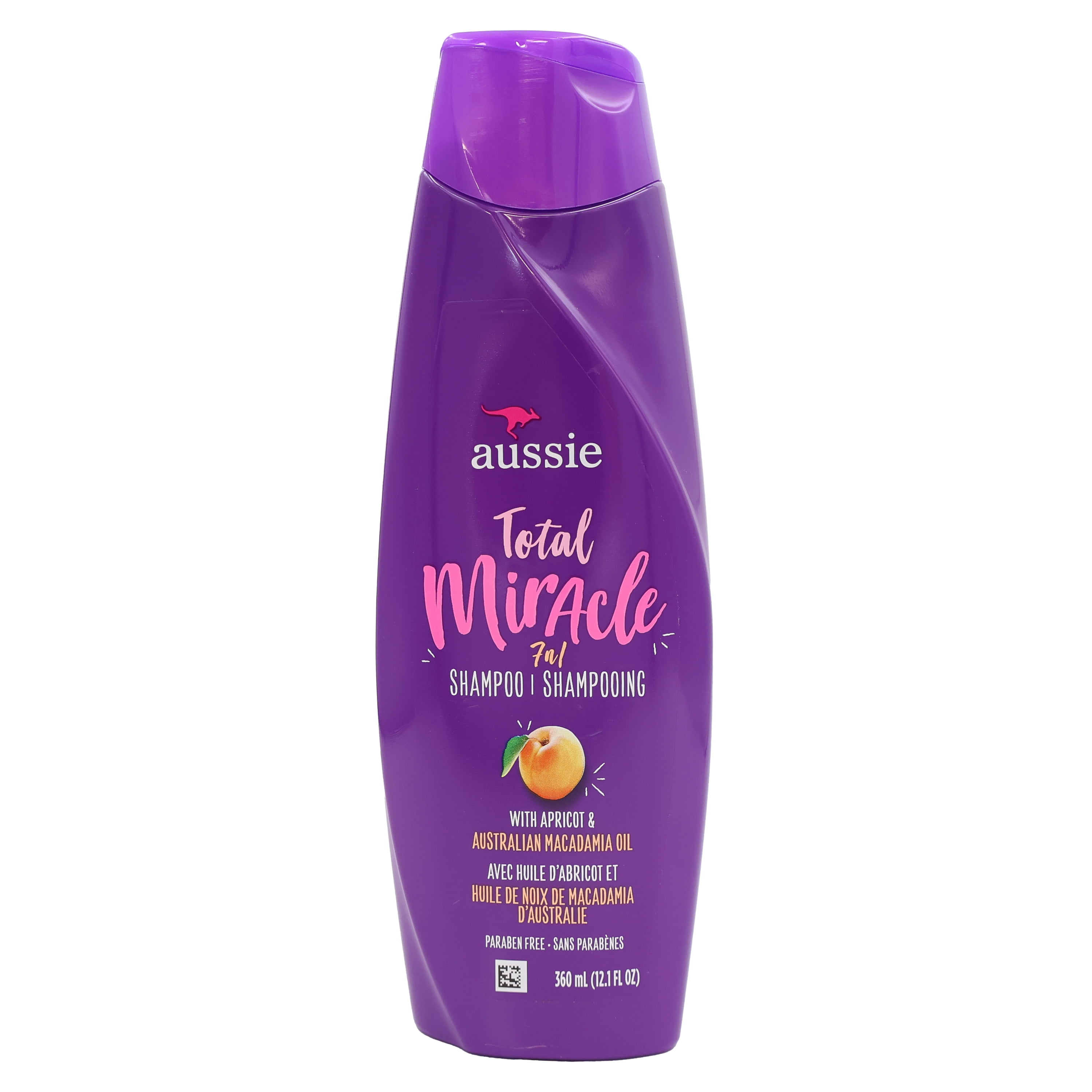 Aussie Total Miracle Hair Shampoo, 12.1 Oz., Pack of 2 - Walmart.com