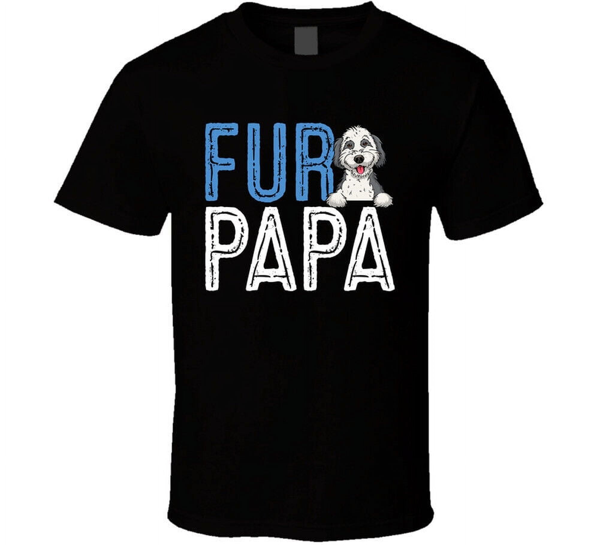 Aussiepoo Fur Papa Father's Day T Shirt - Walmart.com