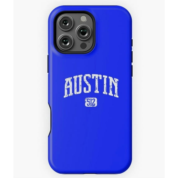 Austin 512 Area Code Phone Case for iPhone 16 15 14 13 12 11 Pro Max ...