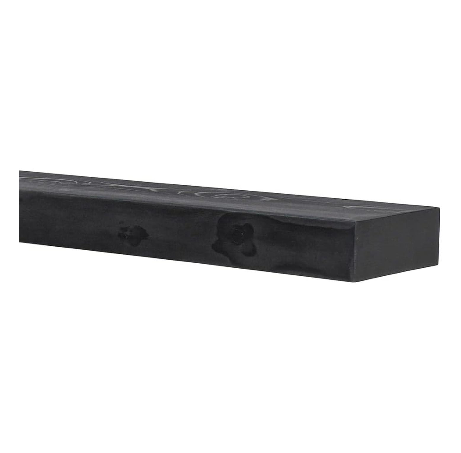 Austin 60 Inch Floating Fireplace Mantel Shelf | Sable | Handcrafted ...