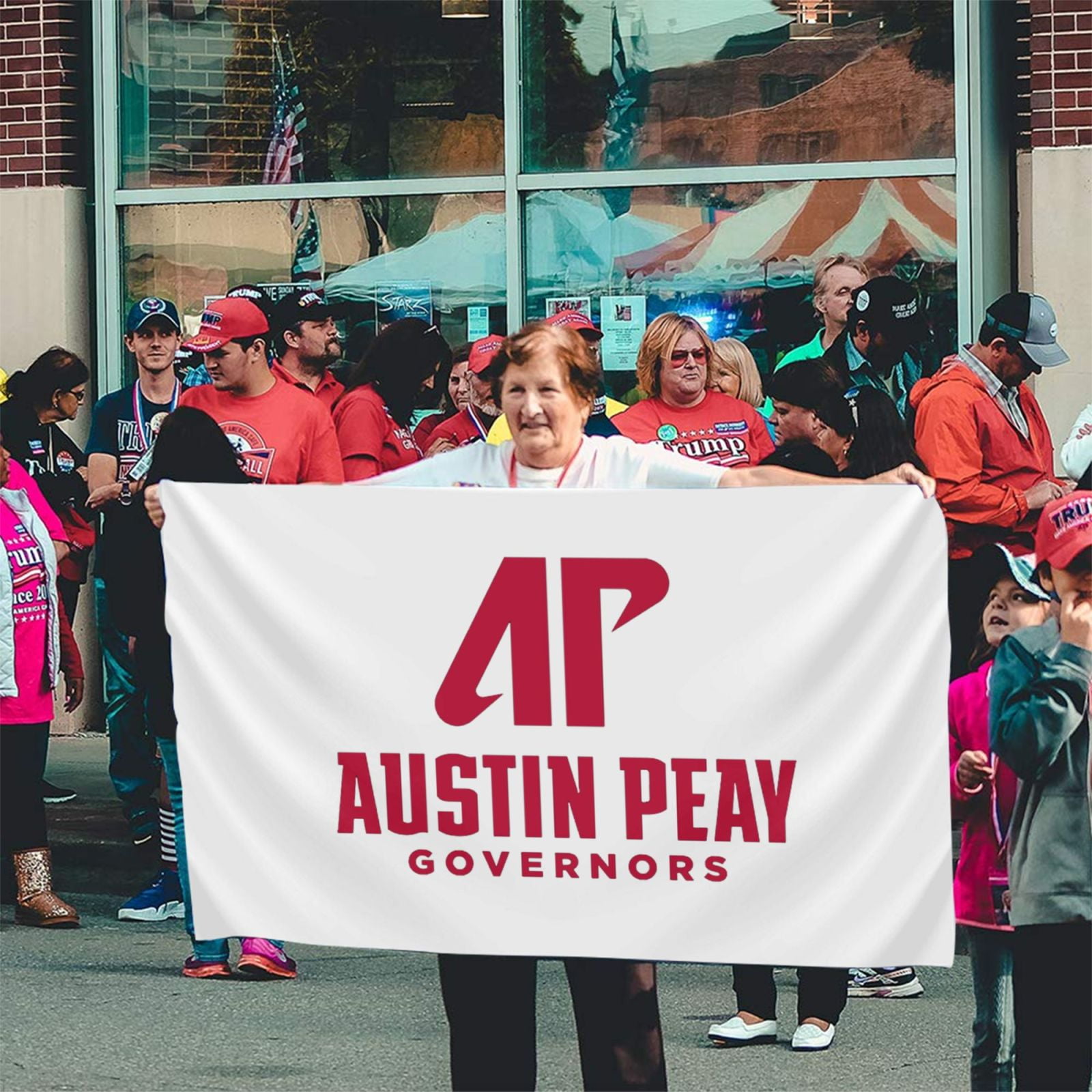 Austin A Peay State University Logo Banner Breeze Flag Outdoor Flags ...