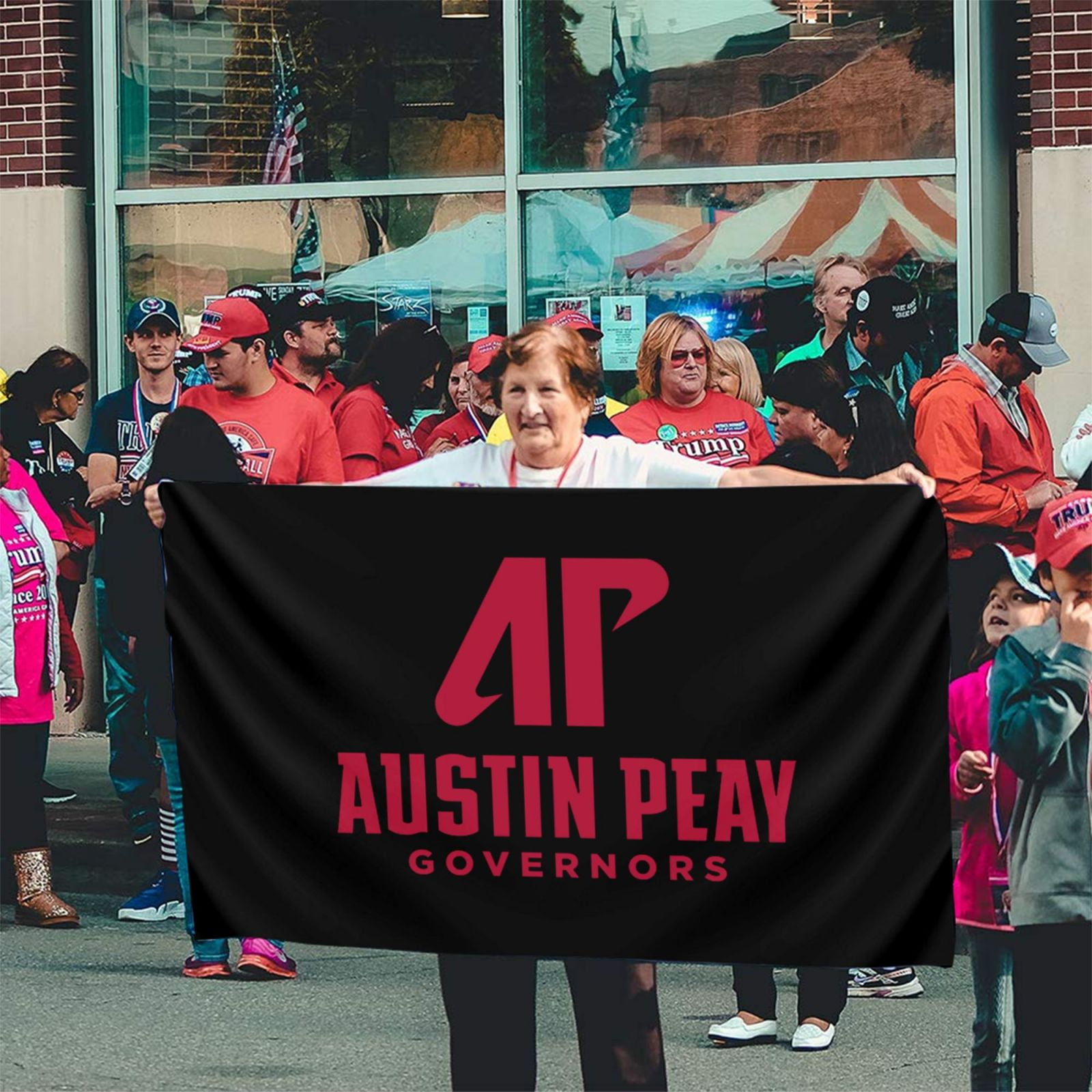 Austin A Peay State University Logo Banner Breeze Flag Outdoor Flags ...