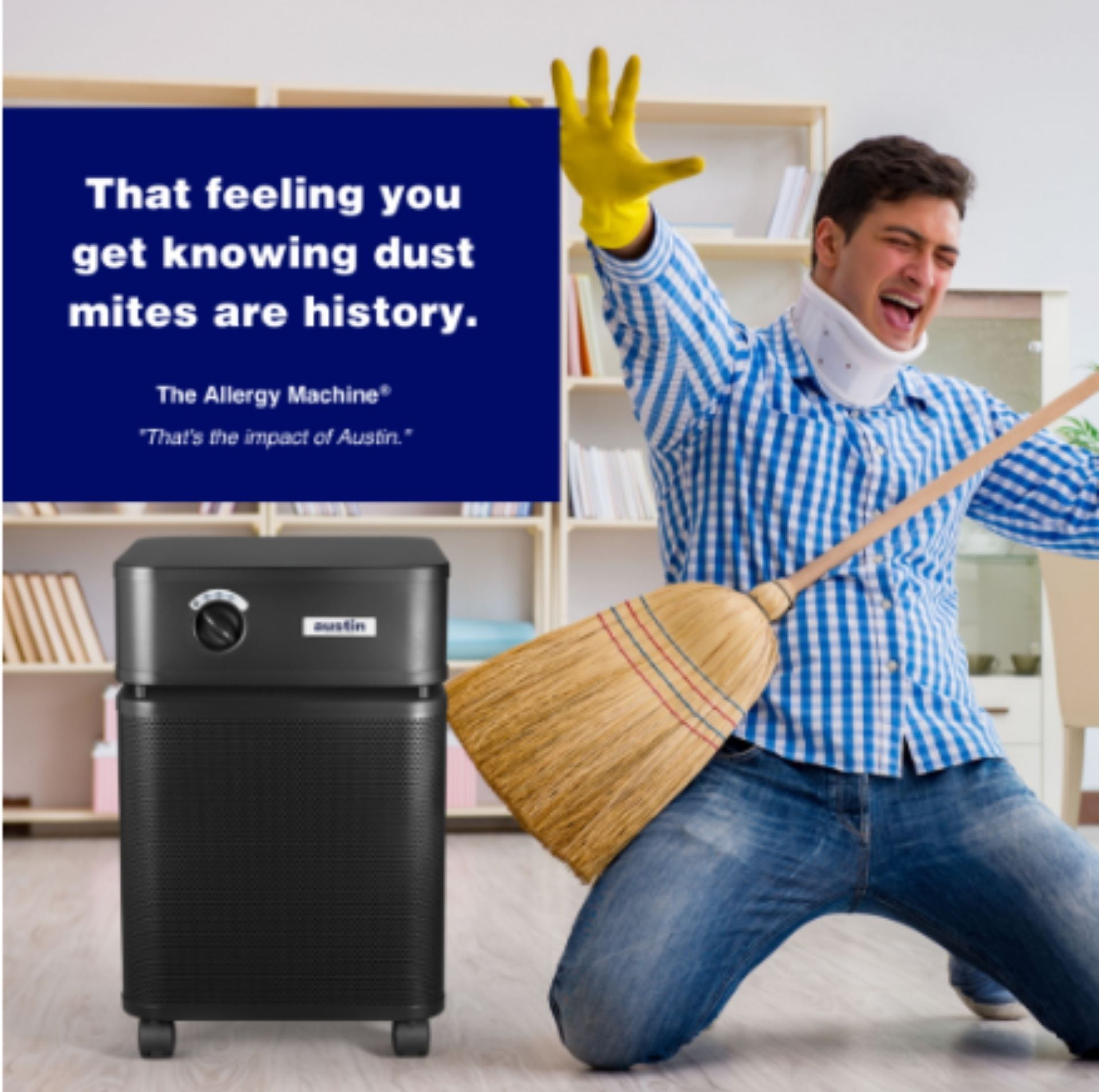 Austin Air Allergy Machine Air Purifier,Black - Walmart.com