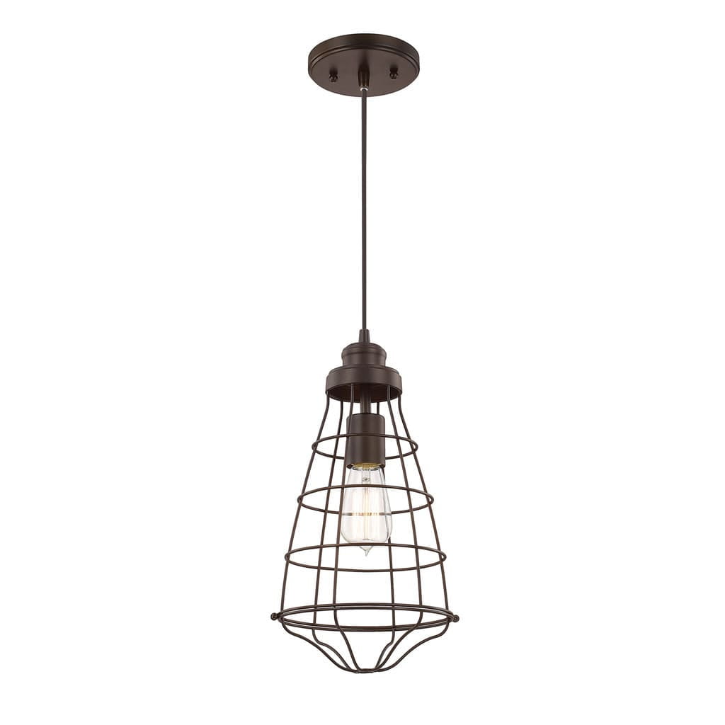 Austin Allen & Company Urban 1-light Burnished Bronze Pendant - Walmart.com