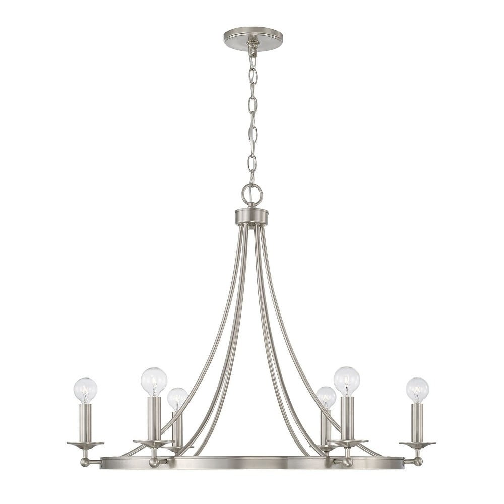 Austin Allen - Tempe - 6 Light Chandelier In Transitional Style-23.5 ...