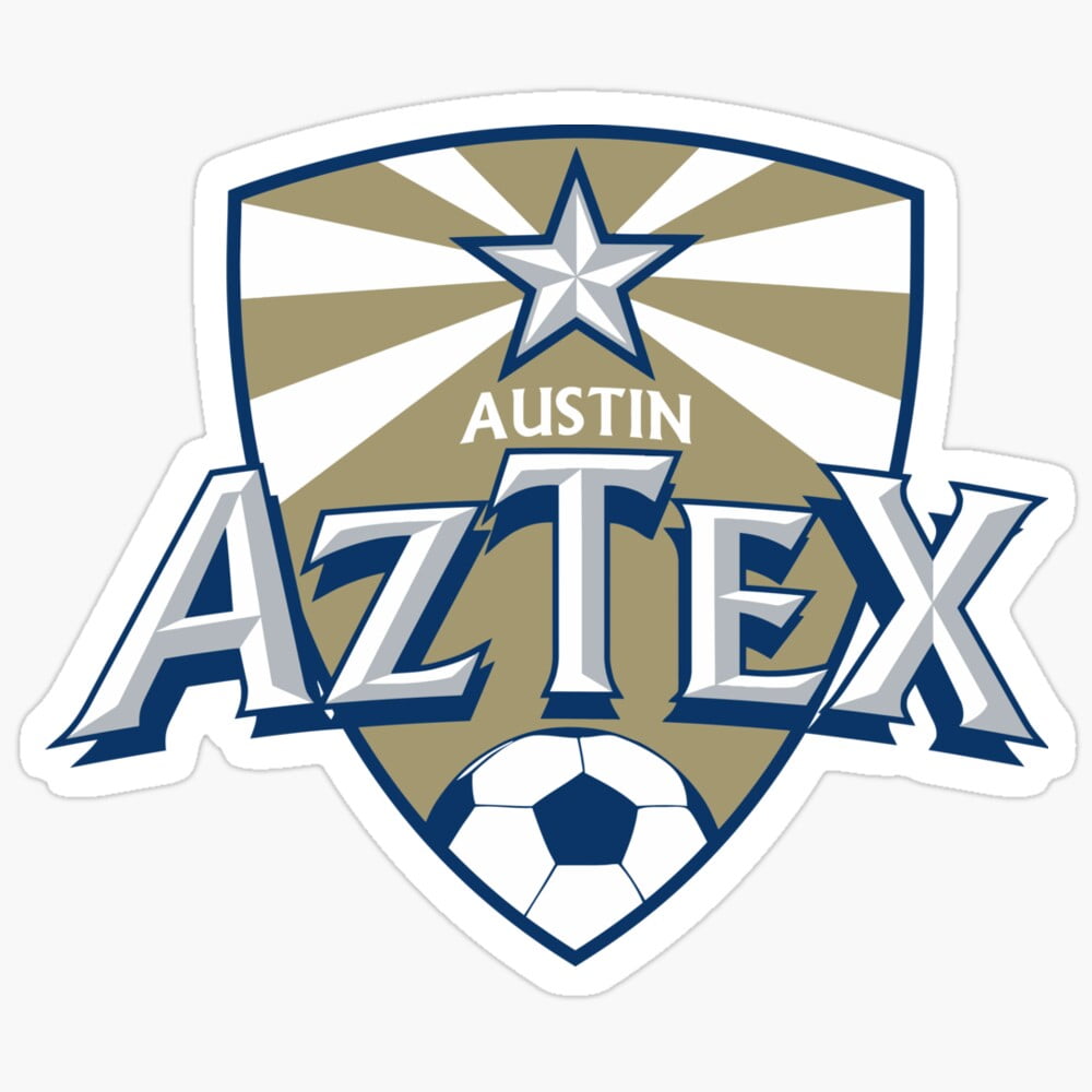 Austin Aztex Sticker Phone Decal Water Bottle Stickers Car Decals ...