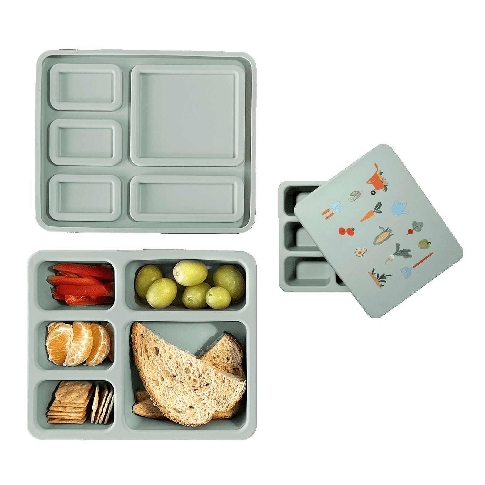 Austin Baby Collection Bento Lunch Box for Kids - 5 Leak-proof ...